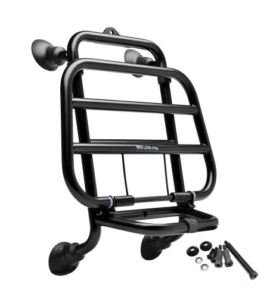 Vespa GTS Front Folding Rack (Black) - Scooter Central