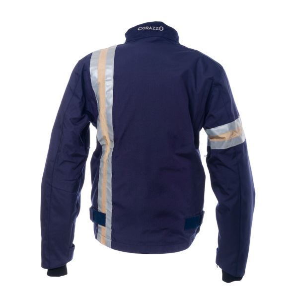 Corazzo Men's 6.0 Jacket Blue/Tan - Scooter Central