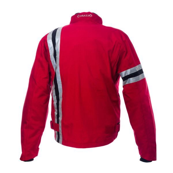 Corazzo Men's 6.0 Jacket Red - Scooter Central