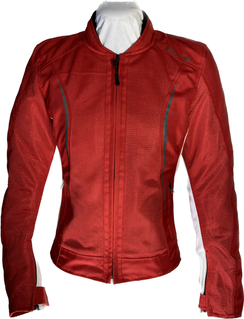 Corazzo Women's Red Scudo Vented Jacket - Scooter Central